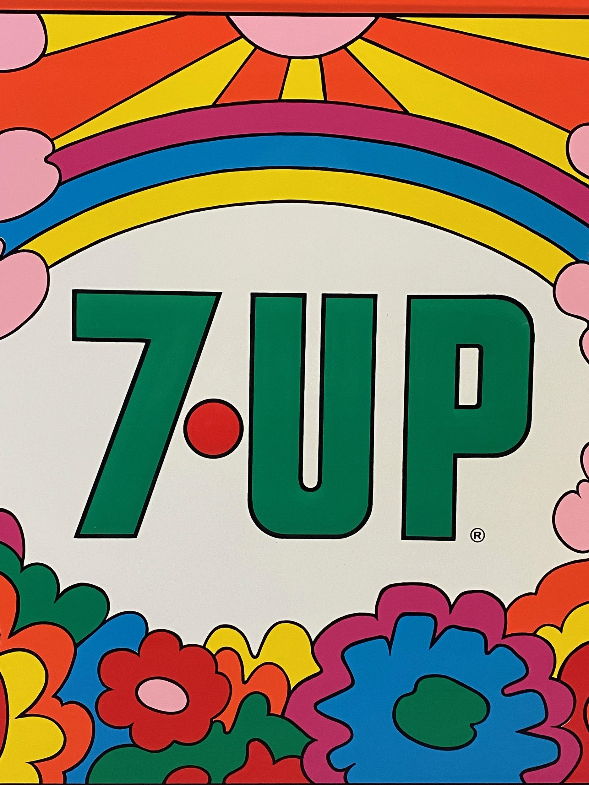 Peter Max | 7UP Metal Advertising Sign | MutualArt