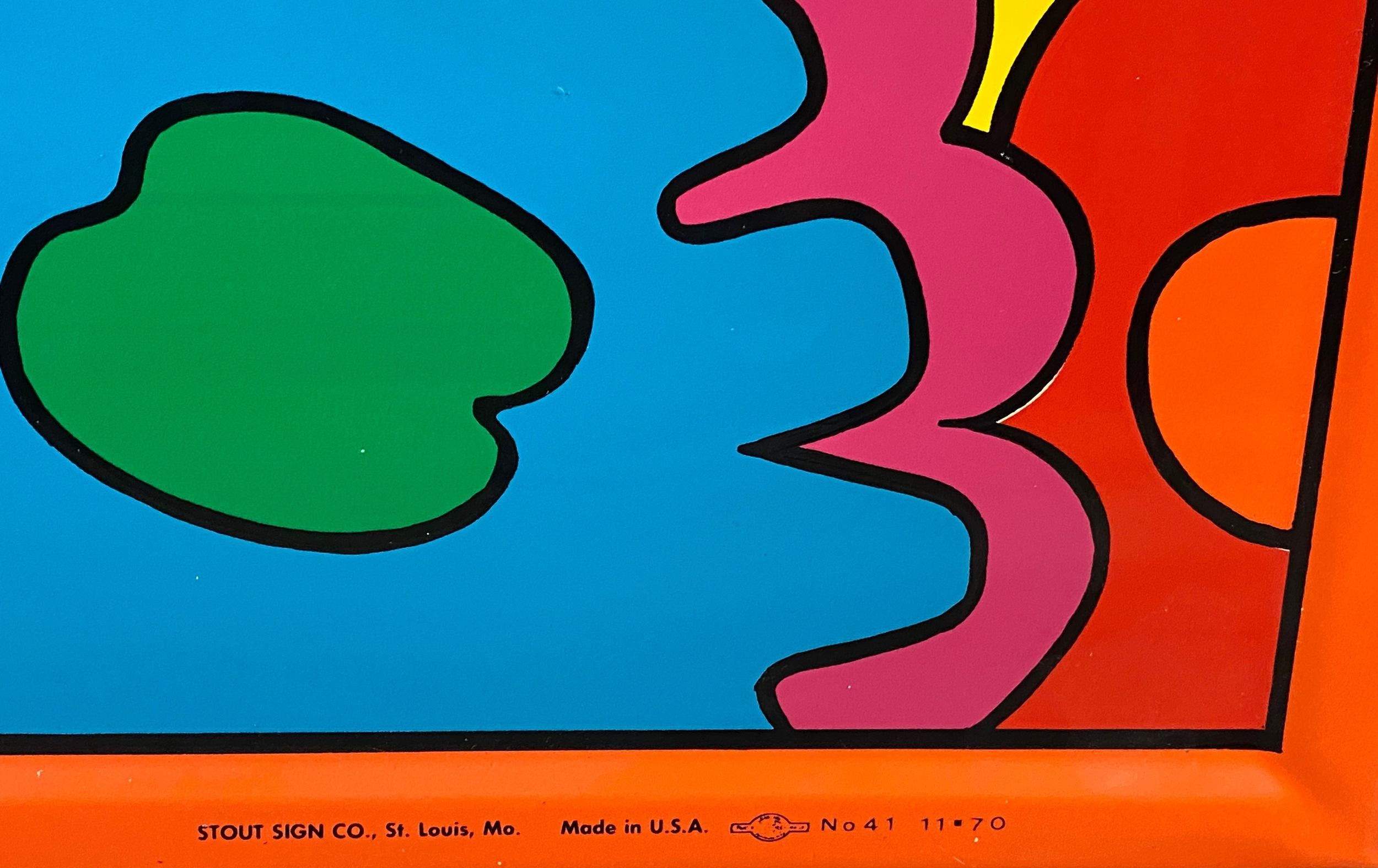 Peter Max | 7UP Metal Advertising Sign | MutualArt