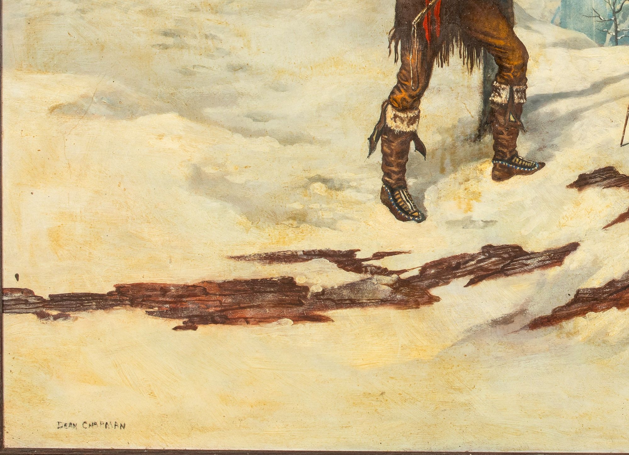 Dean Chapman | Western Winter Hunting Scene | MutualArt