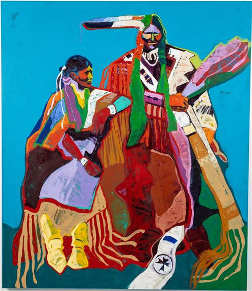Malcolm Furlow | Two Native Americans | MutualArt