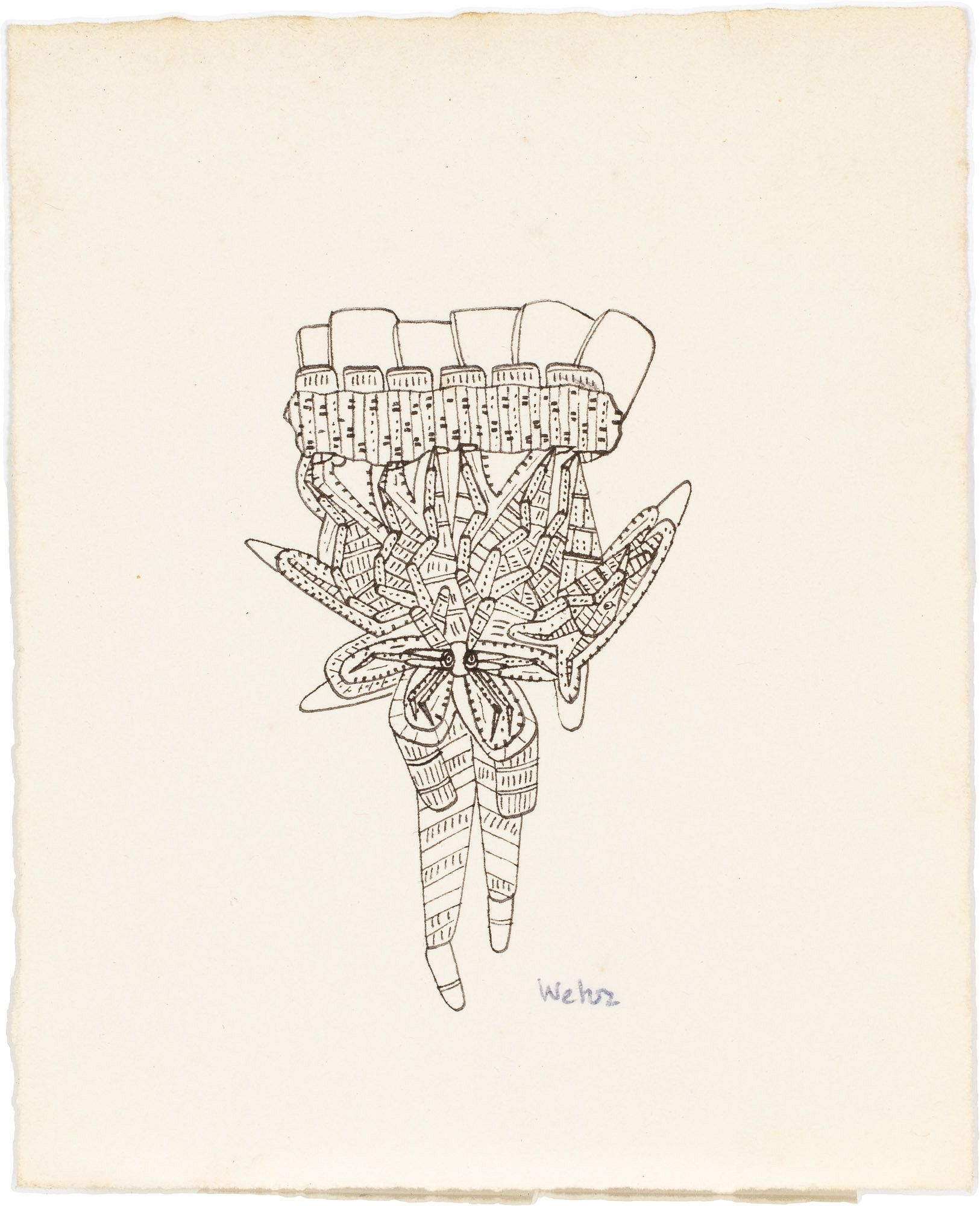 Wesley Wehr | 3 Drawings (1977) | MutualArt