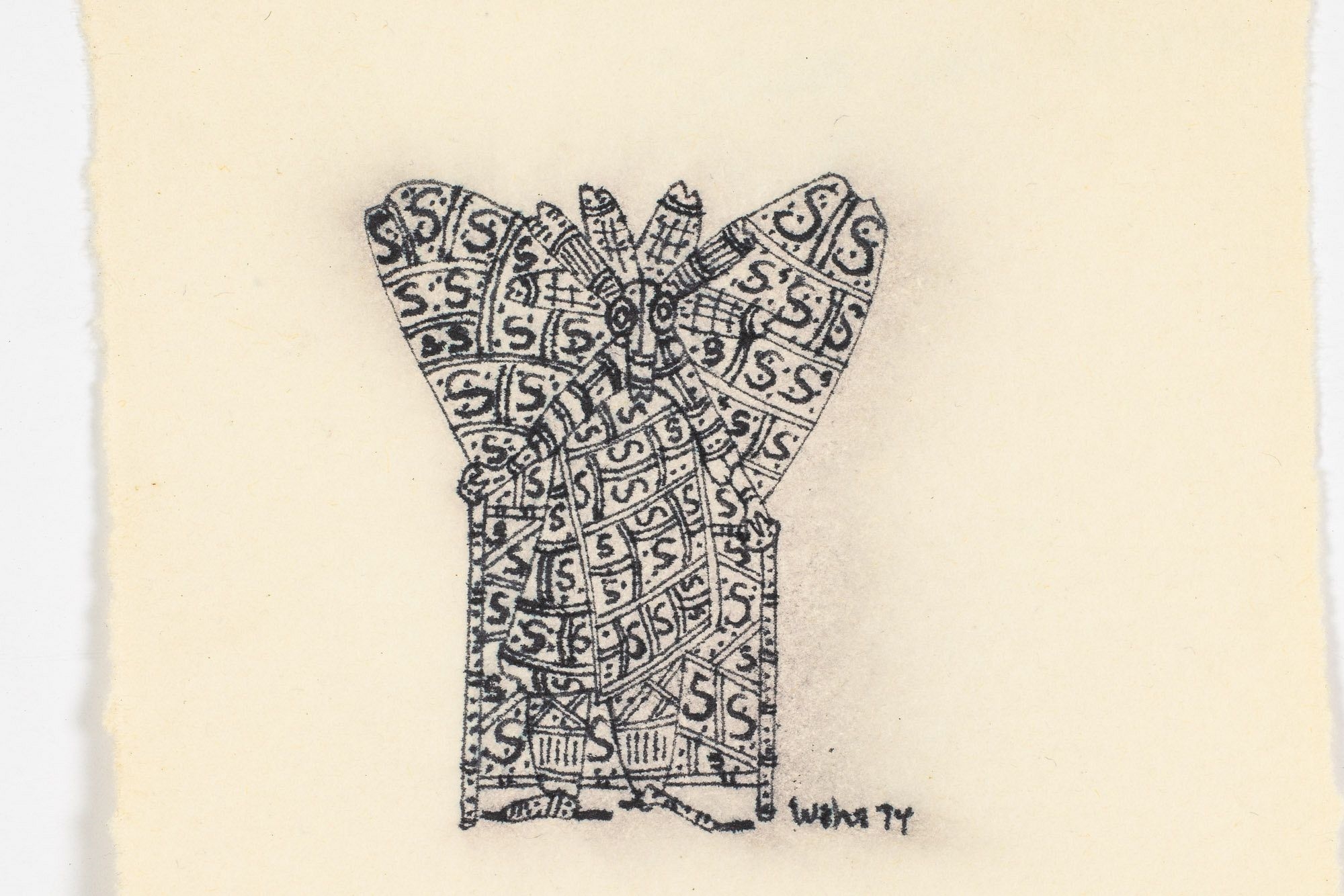 Wesley Wehr | 2 Drawings (1973) | MutualArt