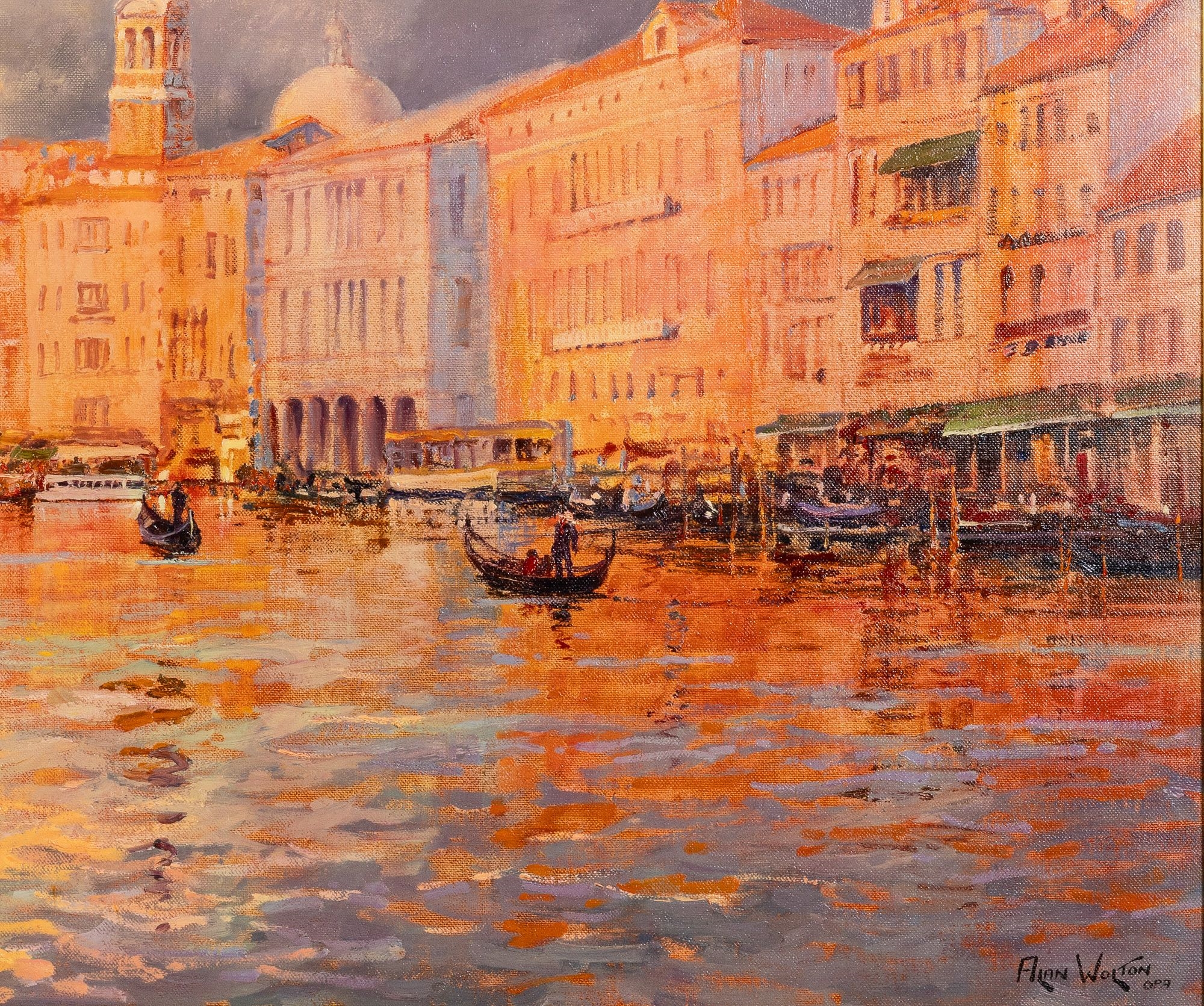 Alan Wolton | Venetian Grand Canal | MutualArt