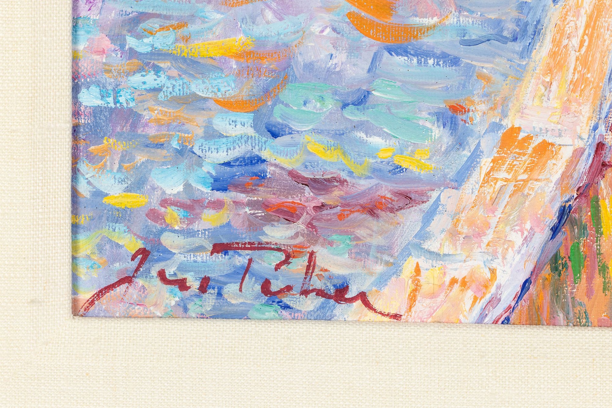 Jan Parker | Evening light by the Canal (1992) | MutualArt