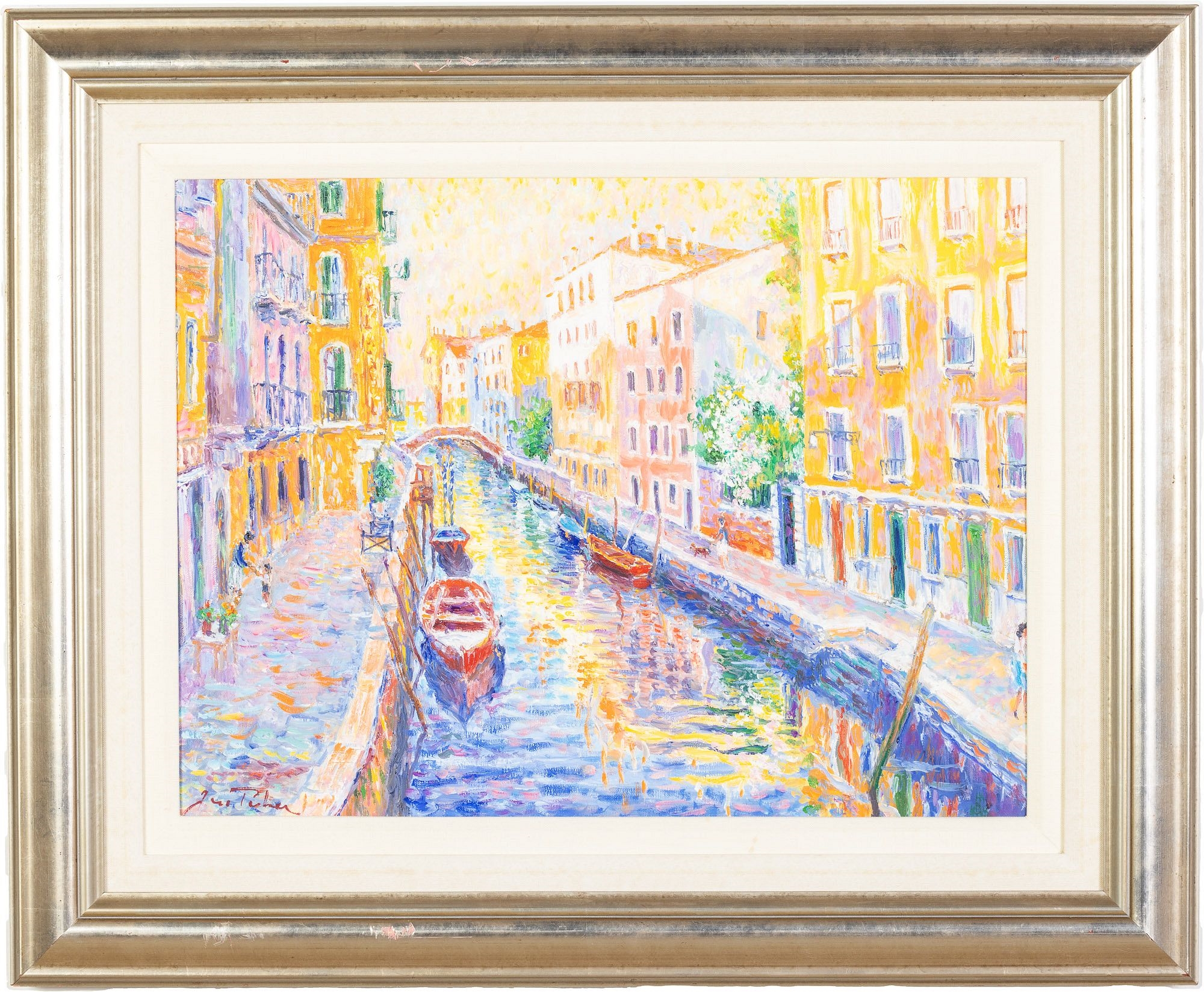 Jan Parker | Evening light by the Canal (1992) | MutualArt