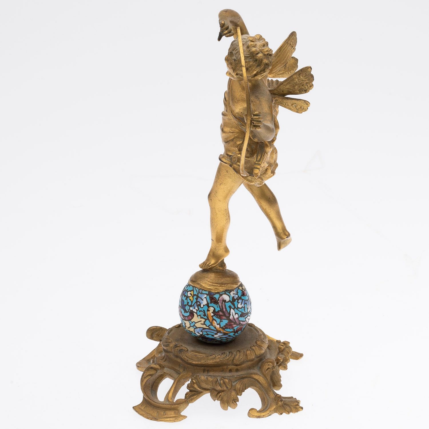 French School | Winged female figure with a bow and sheath of arrows ...