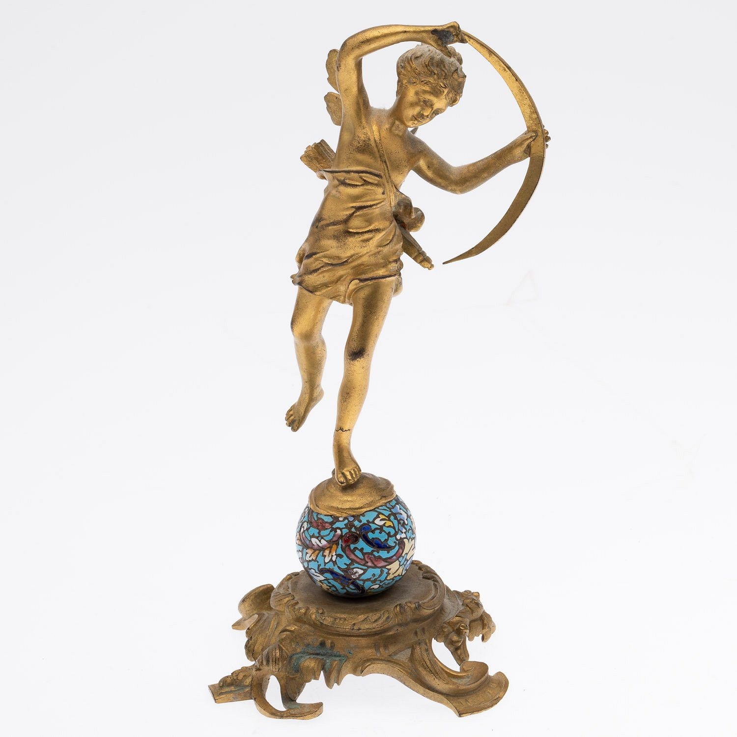 French School | Winged female figure with a bow and sheath of arrows ...