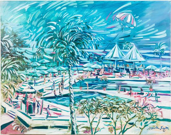 R. Bolton Smith | Pool Scene (1994) | MutualArt