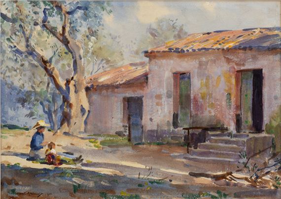 George Owen Wynne Apperley | An afternoon rest (1912) | MutualArt