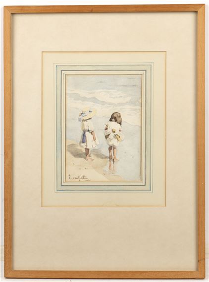 Edward Goethem | Children paddling | MutualArt