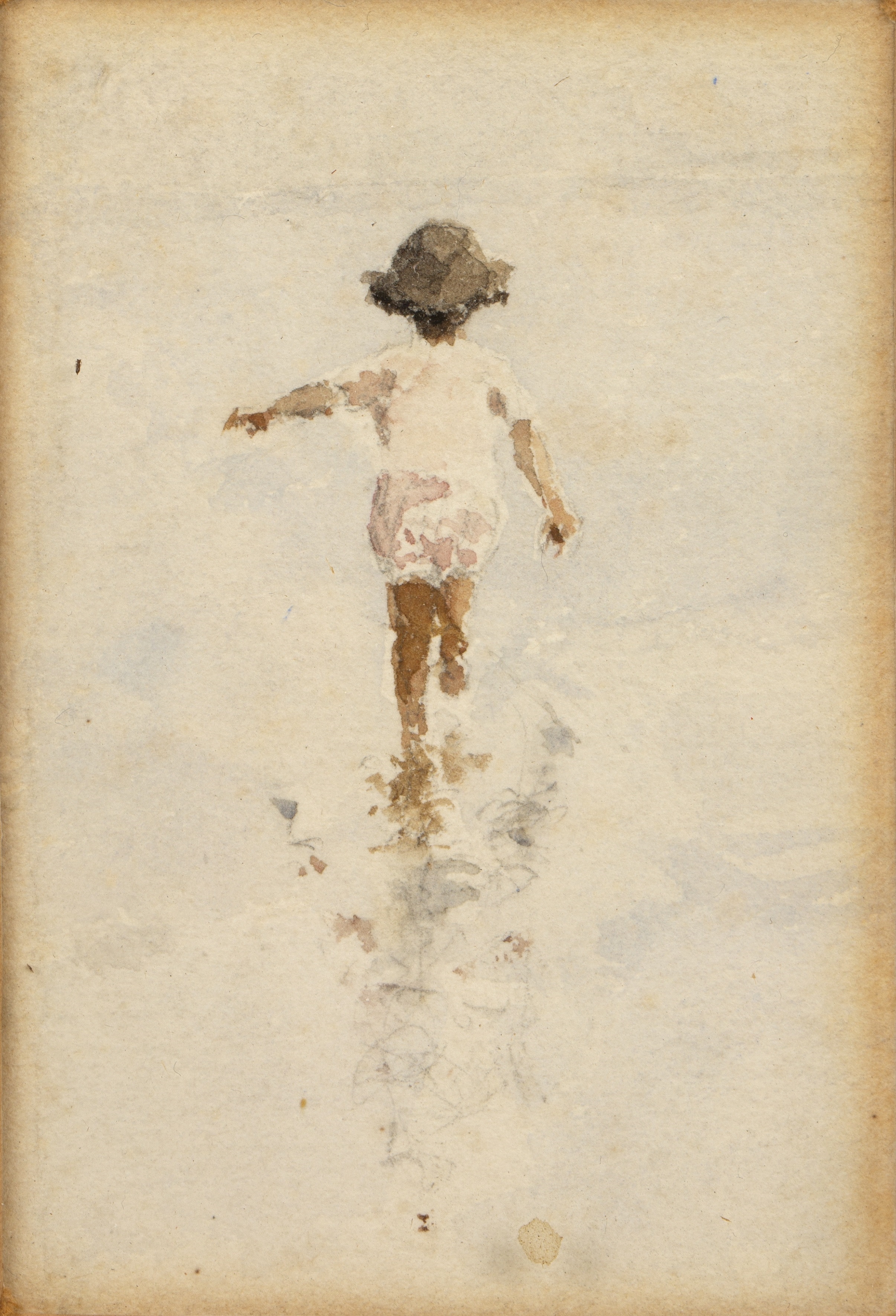 Edward Goethem | Children paddling | MutualArt