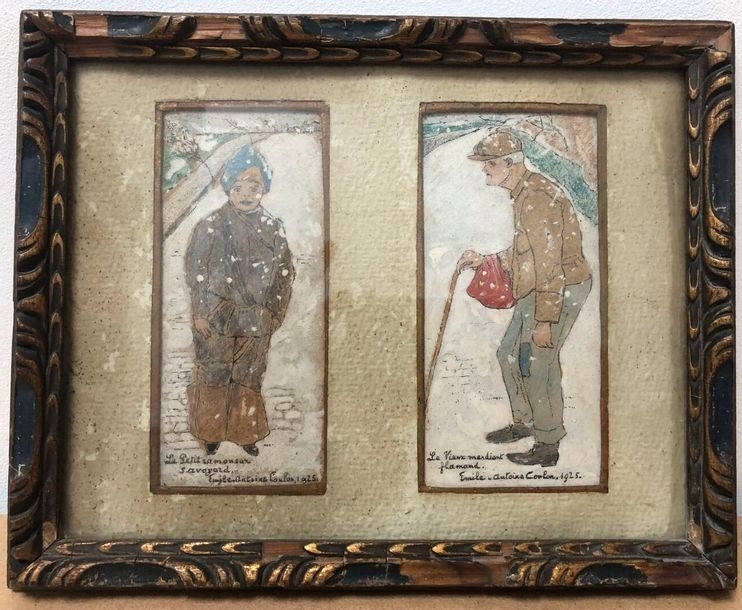 Emile Antoine Coulon | The little Savoyard chimney sweep; The old ...