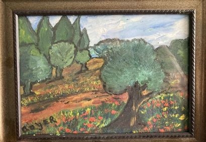 Daniel Royer | Trees and fields of flowers. | MutualArt