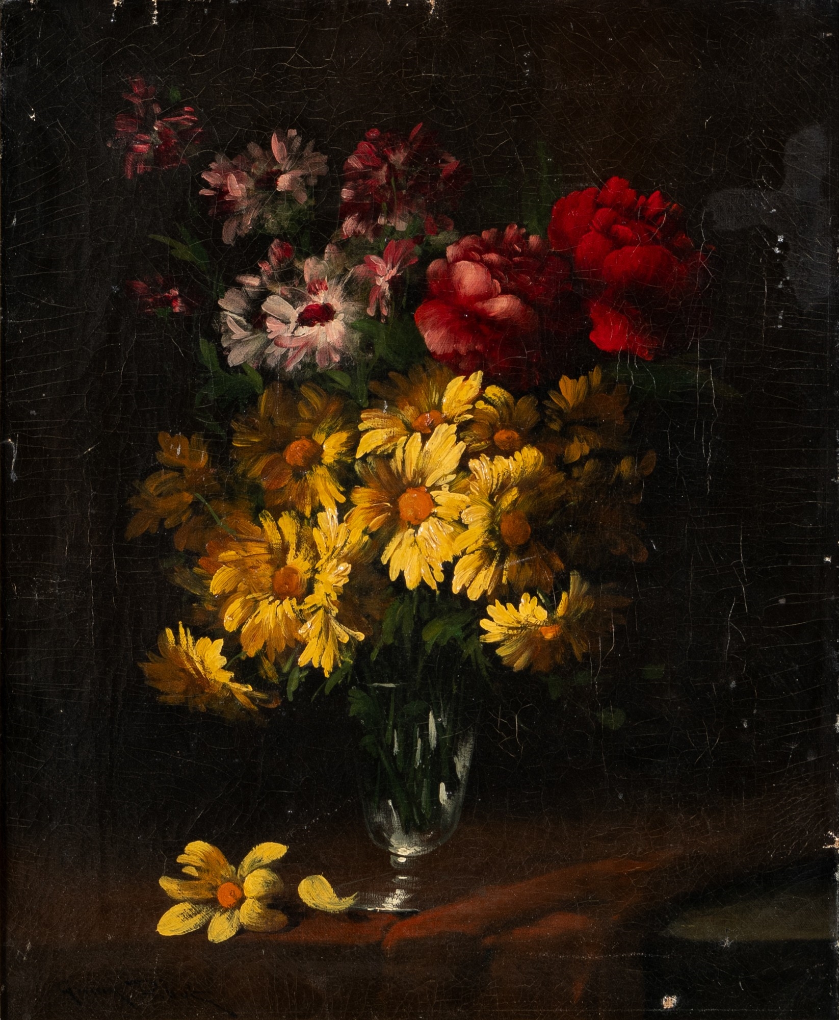 Germain Théodore Ribot | Flower still life | MutualArt