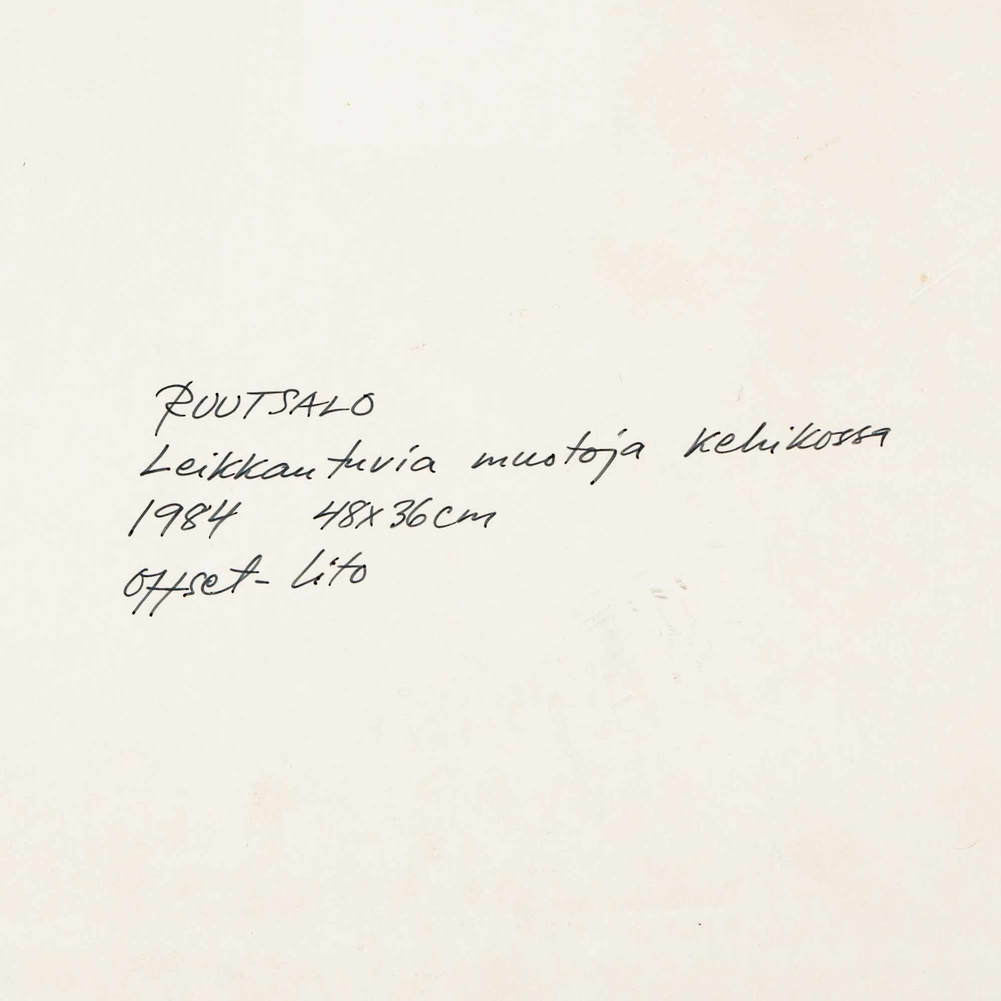 Eino Ruutsalo | Leikkautuvia muotoja kehikossa | MutualArt