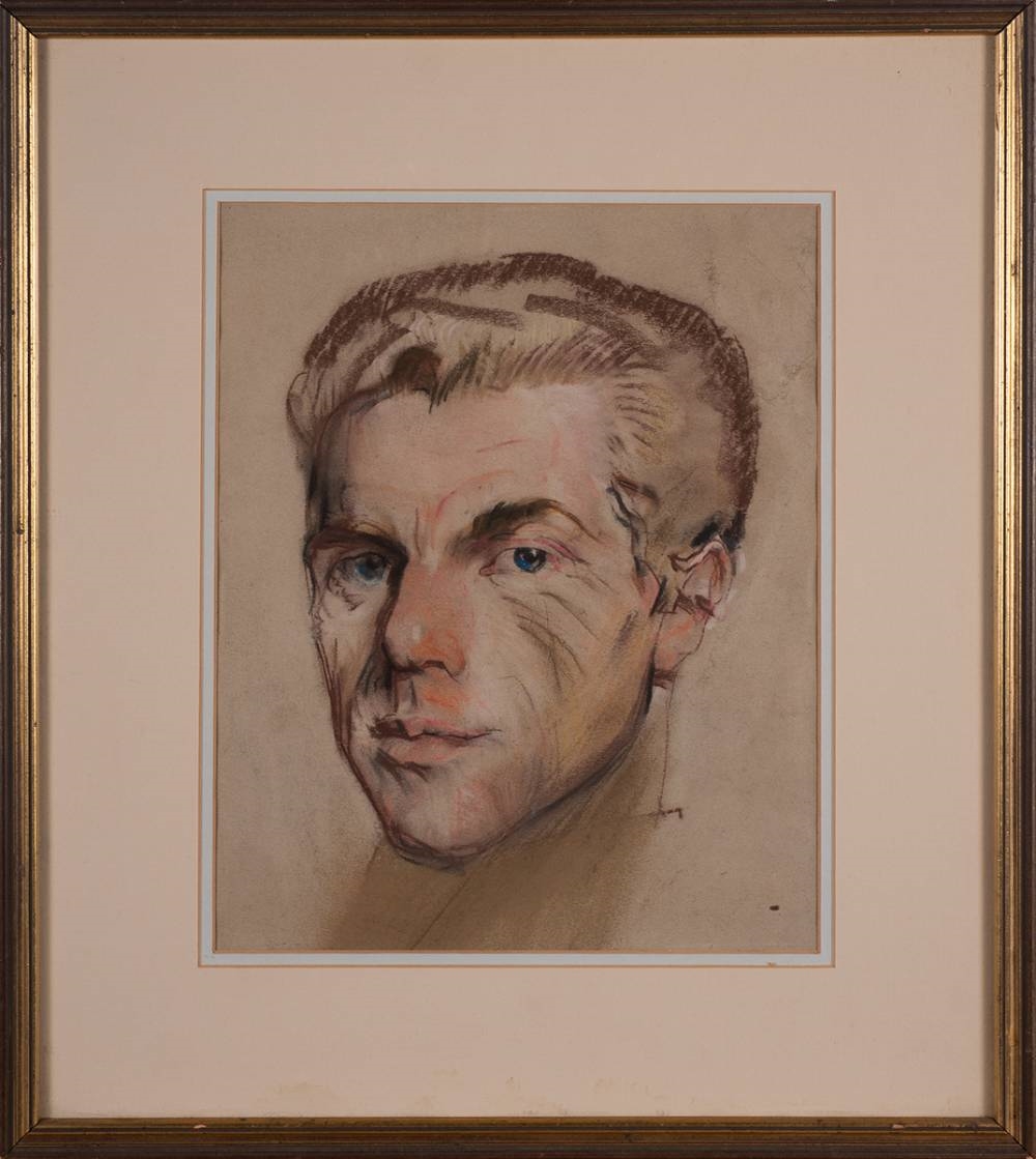 Sean Keating | PORTRAIT OF A YOUNG MAN | MutualArt