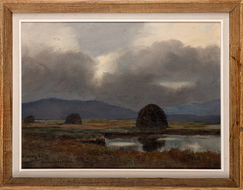 Douglas Alexander | PEAT STACKS, CONNEMARA | MutualArt