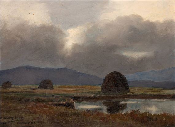Douglas Alexander | PEAT STACKS, CONNEMARA | MutualArt