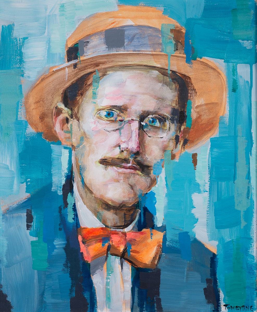 Tom Byrne | PORTRAIT OF JAMES JOYCE | MutualArt