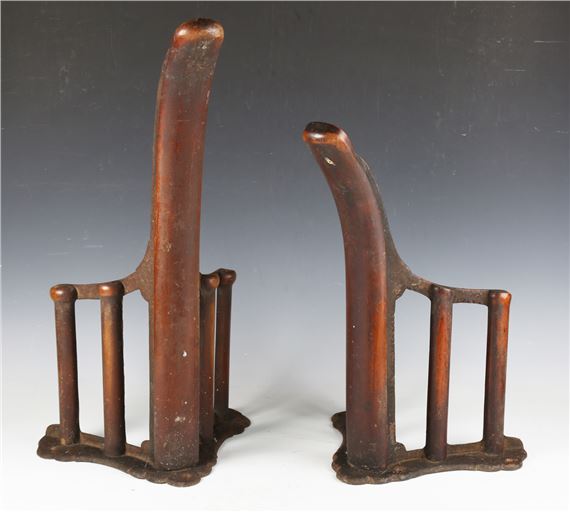 Musgrave | A late 19th century cast iron and mahogany saddle rack by ...