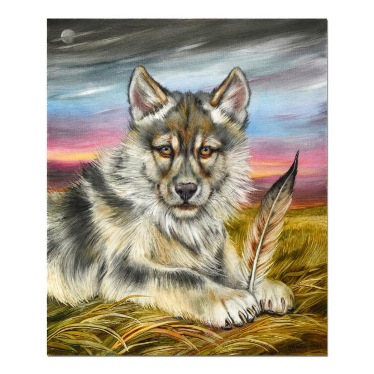 Martin Katon | Wolf Puppy | MutualArt