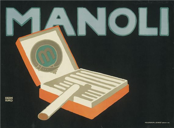 Lucian Bernhard | Manoli (1910) | MutualArt