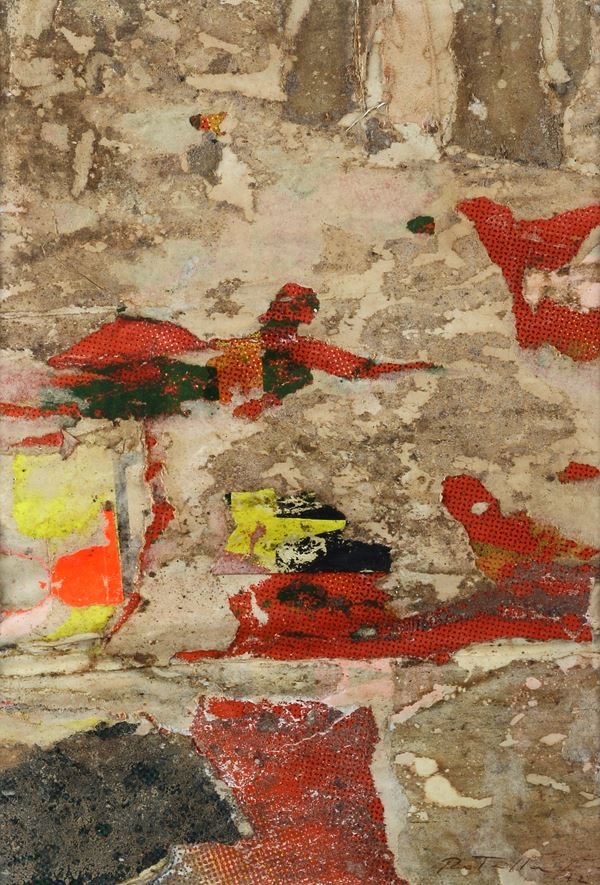 Mimmo Rotella | Silenzio (1972) | MutualArt