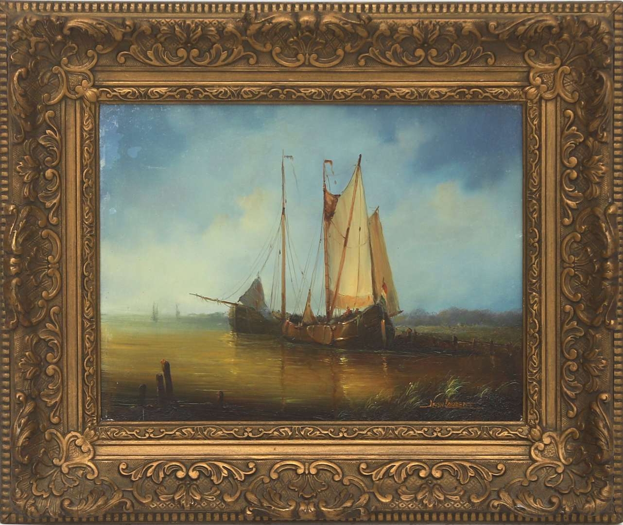 Jean Laurent | ‘Botters in een polderlandschap’ | MutualArt