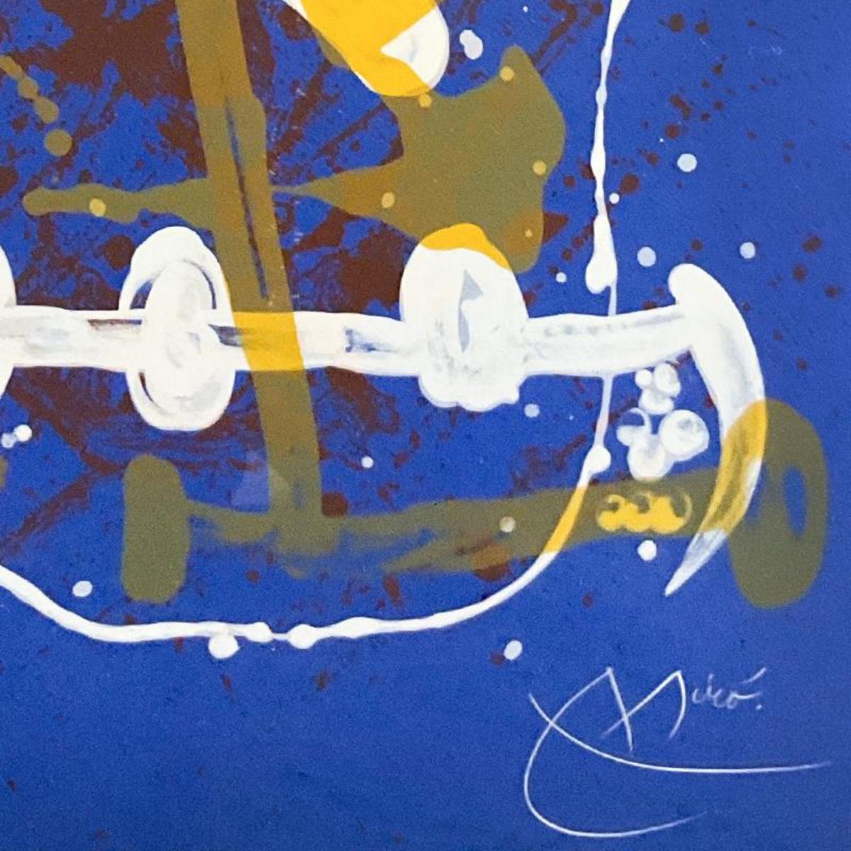 Joan Miró | Chevauchee Bleu Brun | MutualArt