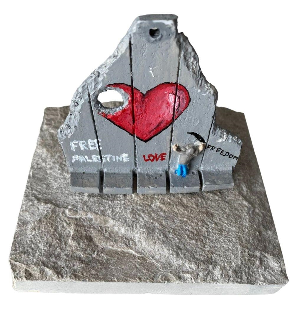 Banksy | Banksy (after) x Walled Off Hotel - Wall Sculpture (Heart ...