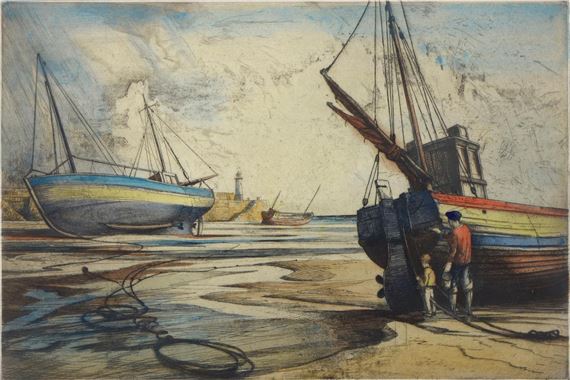 Edward Bouvier-Hoyton | Low Tide St Ives | MutualArt
