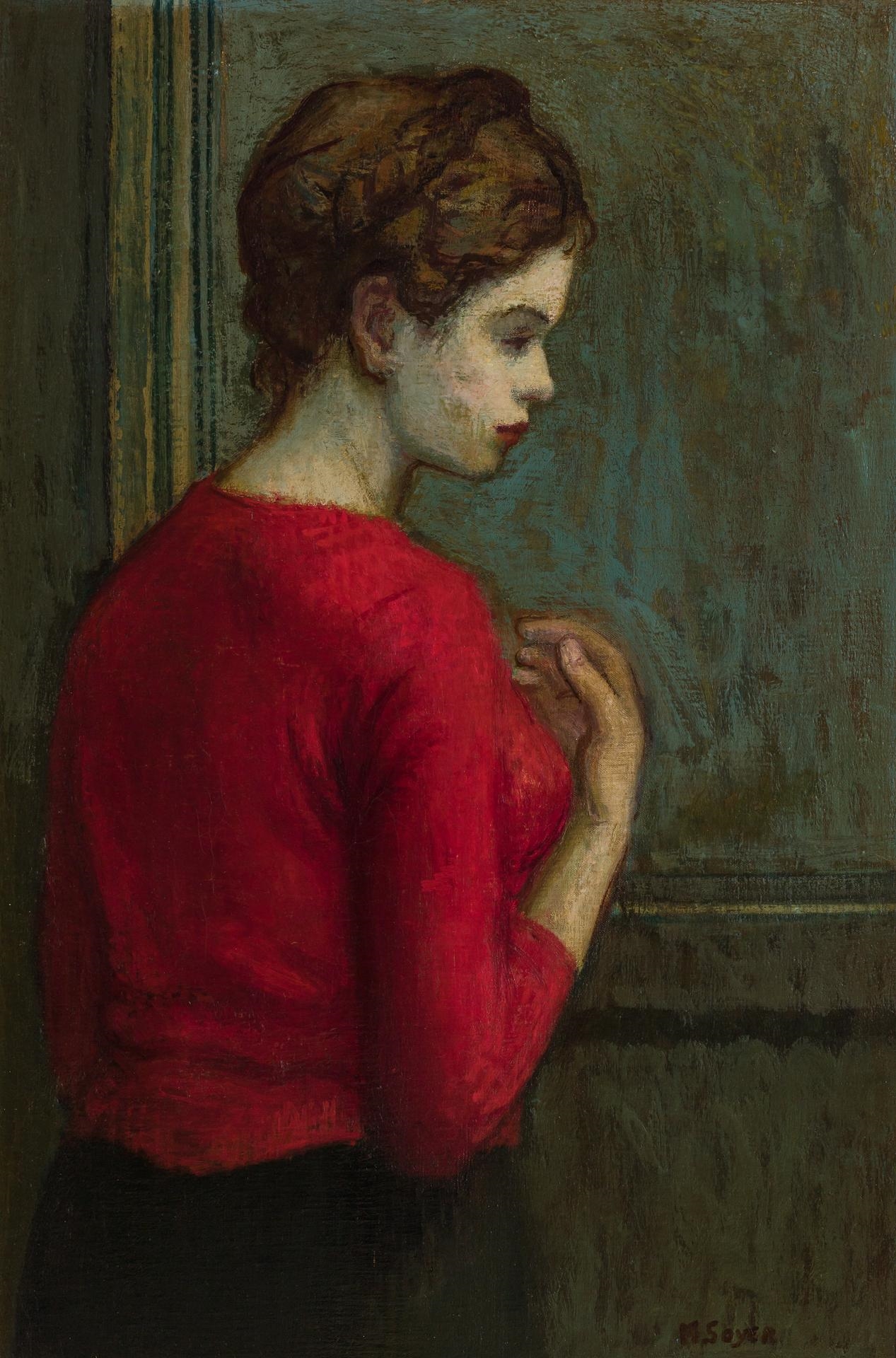 Moses Soyer | Standing Dancer | MutualArt