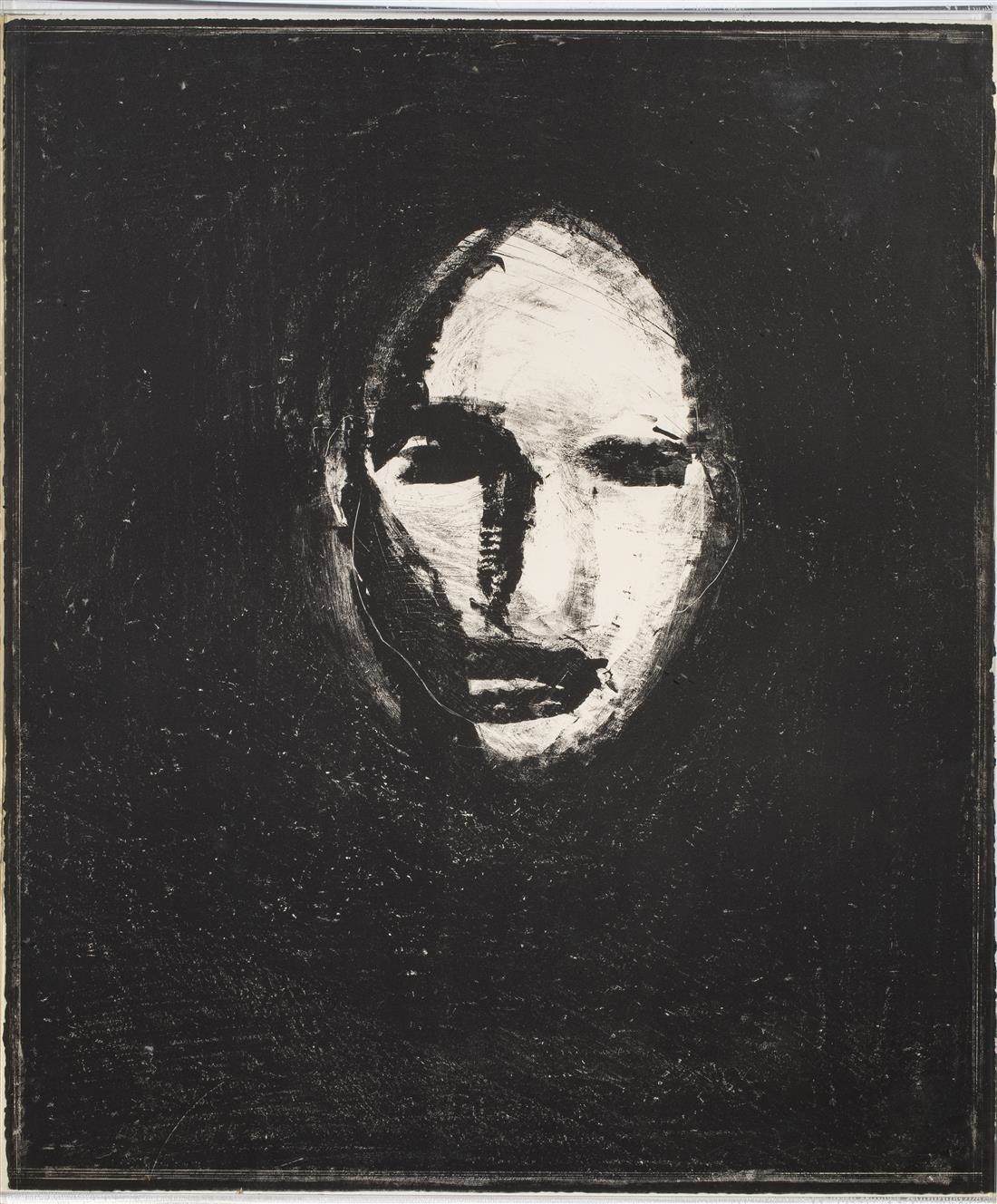 Nathan Oliveira | Face II, (1966) | MutualArt