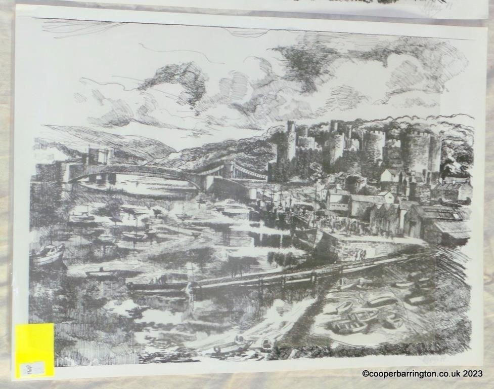 Owen Jones | Conway Castle and Carrog Church/Chapel | MutualArt