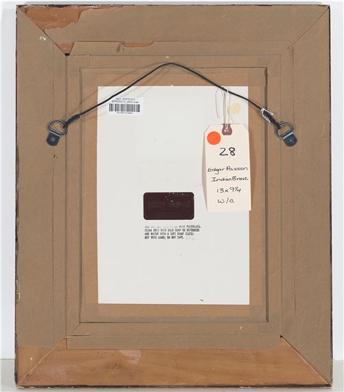 Edgar Samual Paxson | Indian Brave (1910) | MutualArt