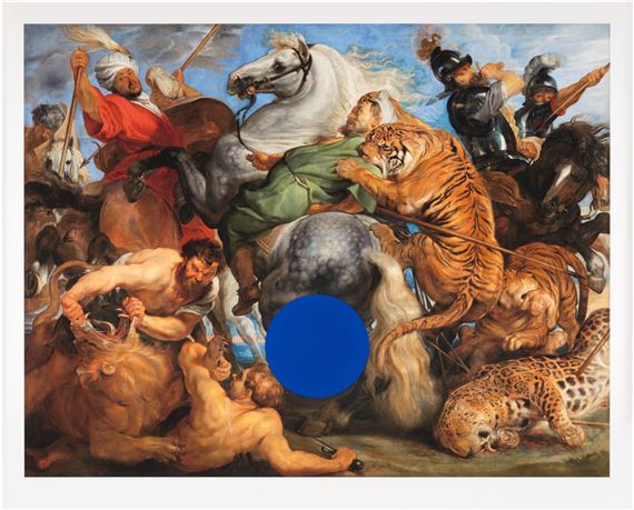 Jeff Koons | Gazing Ball (Rubens Tiger Hunt) (2017) | MutualArt