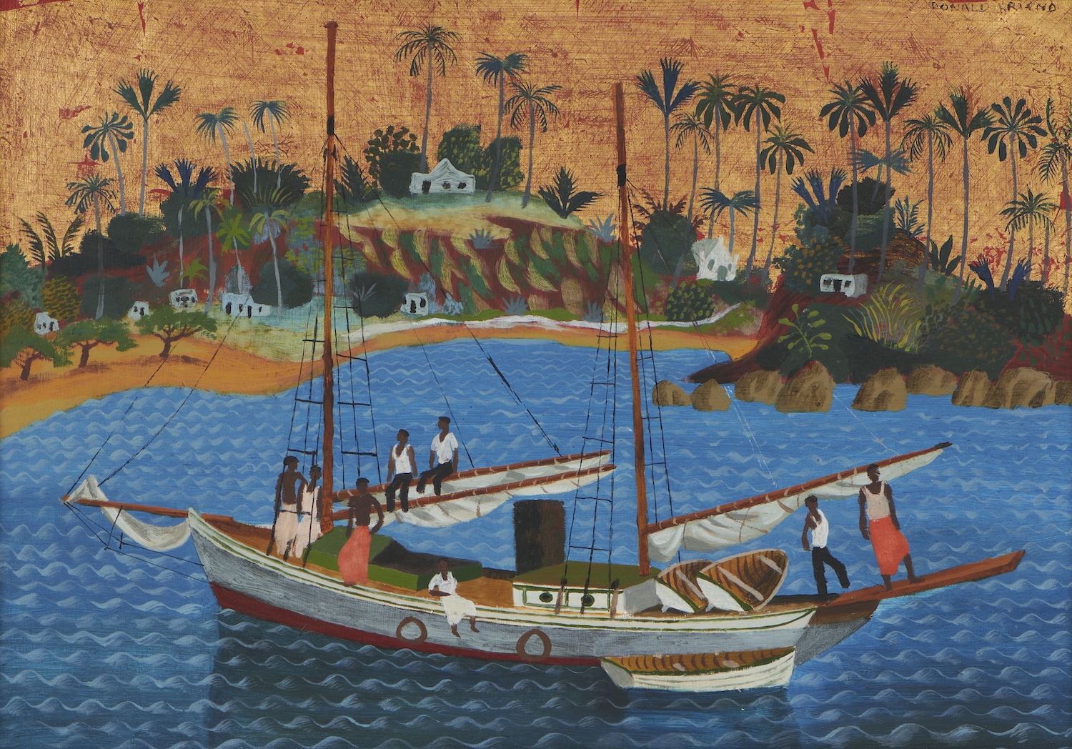 Donald Friend | The Lugger Darnley, North Queensland | MutualArt