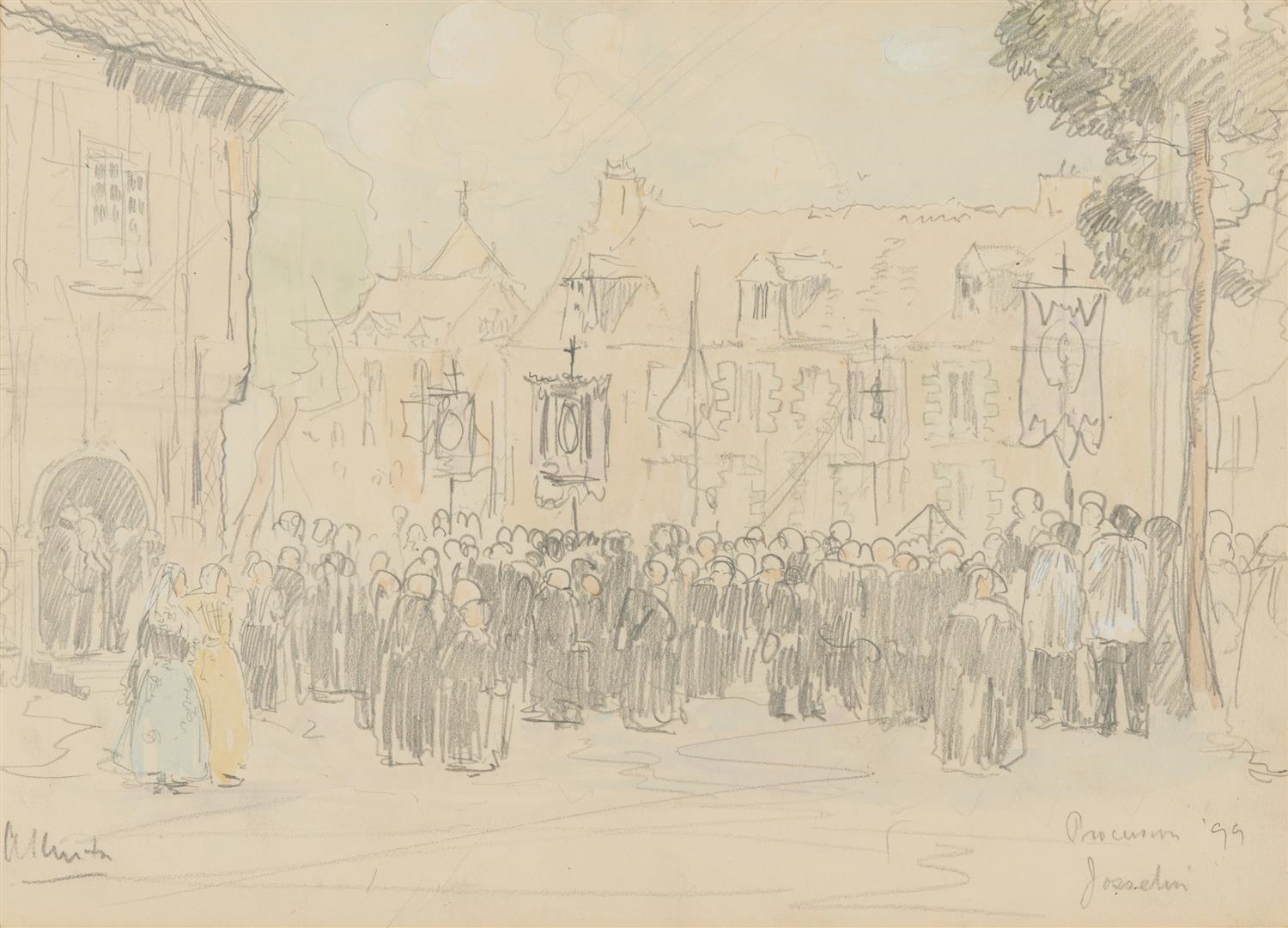 Arthur Streeton | The Abbey and The Oak Tree | MutualArt