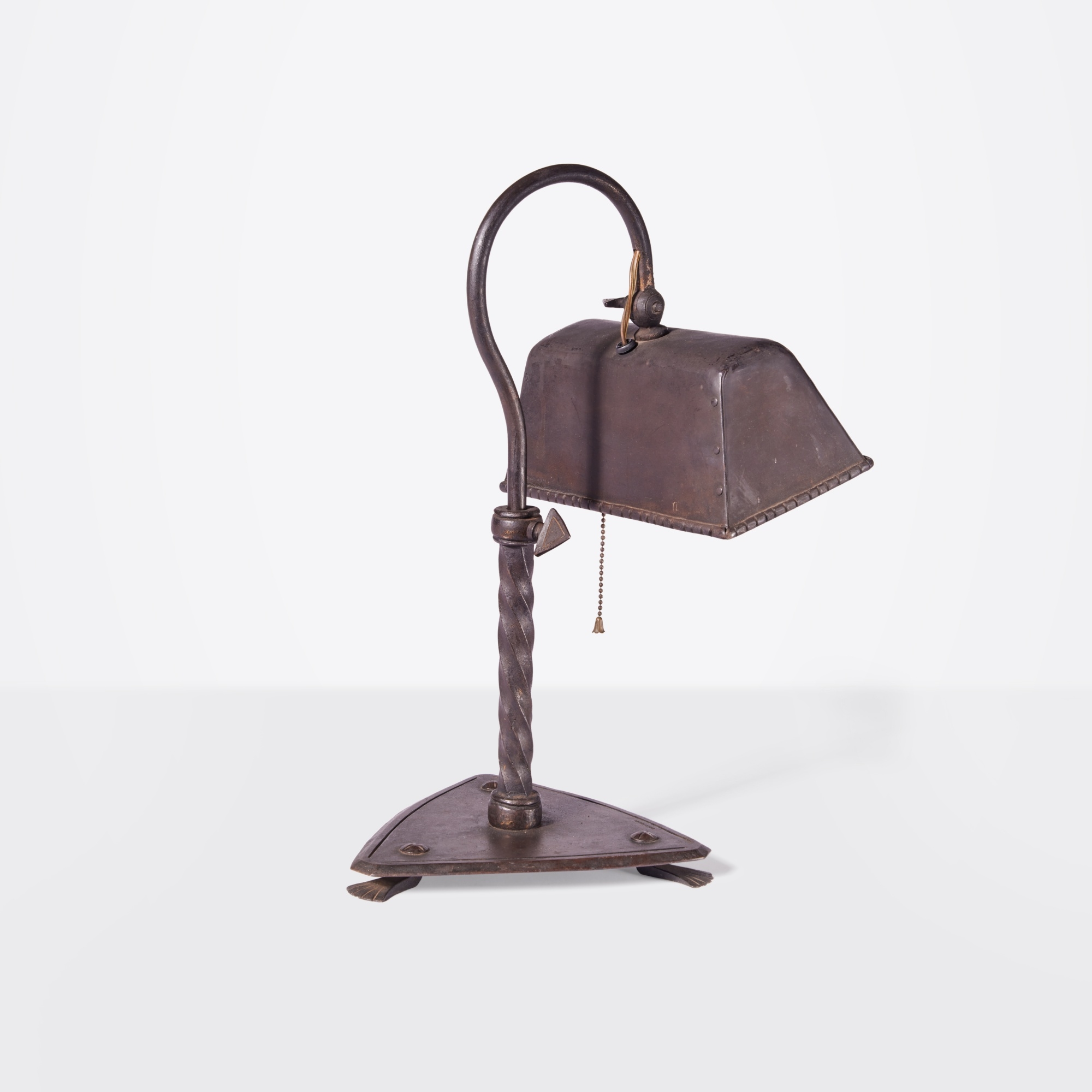 Samuel Yellin | Table Lamp for the Secretary of the Equitable Trust ...