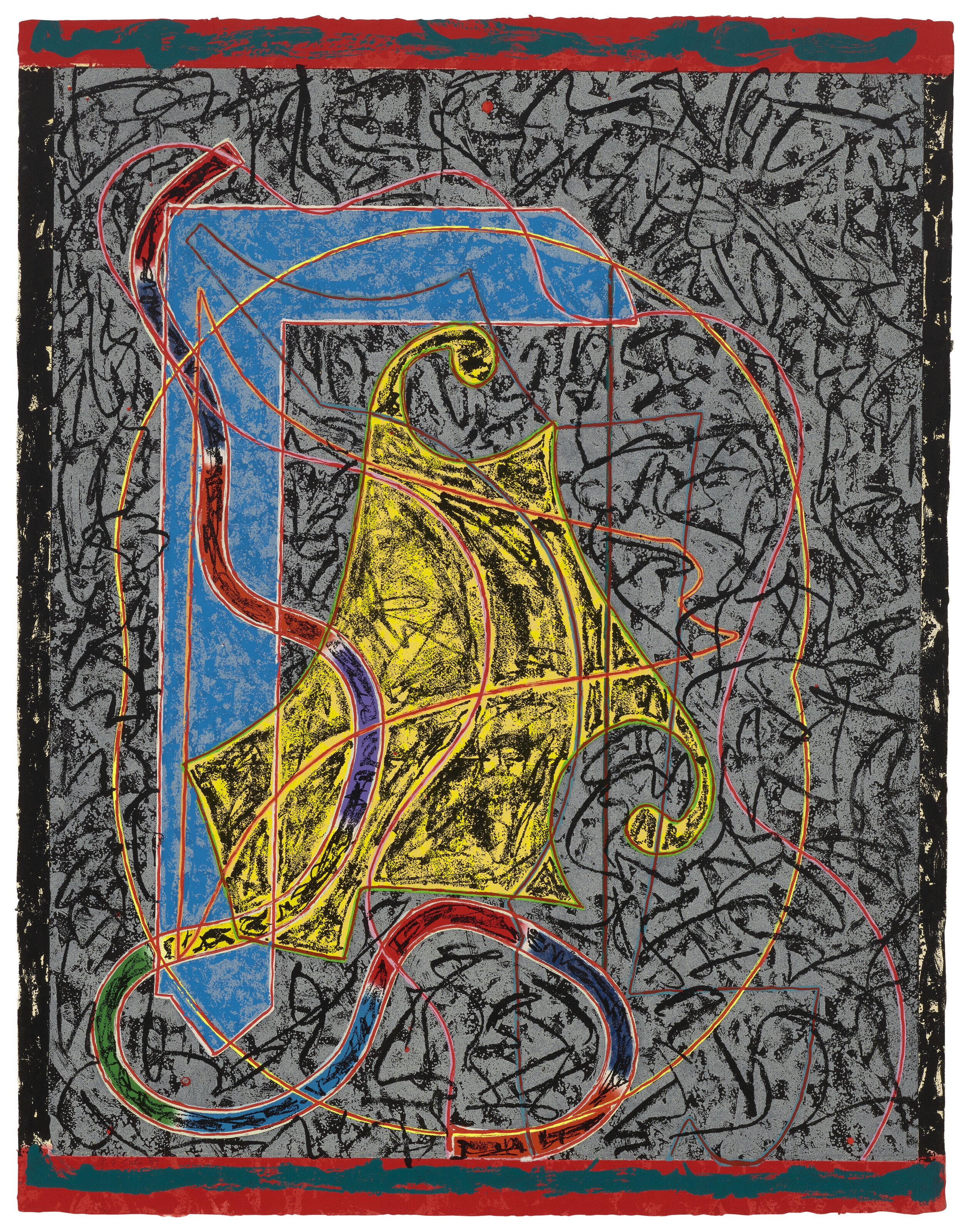 Frank Stella | Imola Three II, from Circuits (1984) | MutualArt