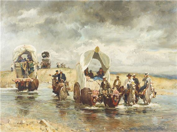 Donald Teague | The Wedding Procession | MutualArt