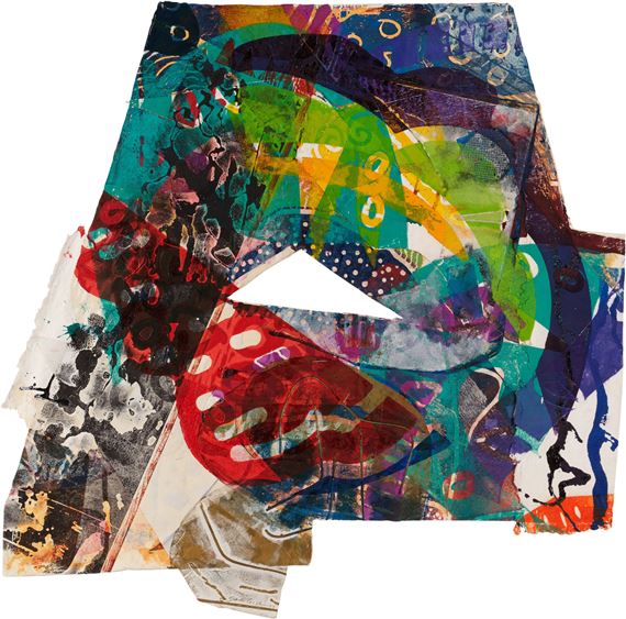 Sam Gilliam | Purple Antelope Space Squeeze (1987) | MutualArt