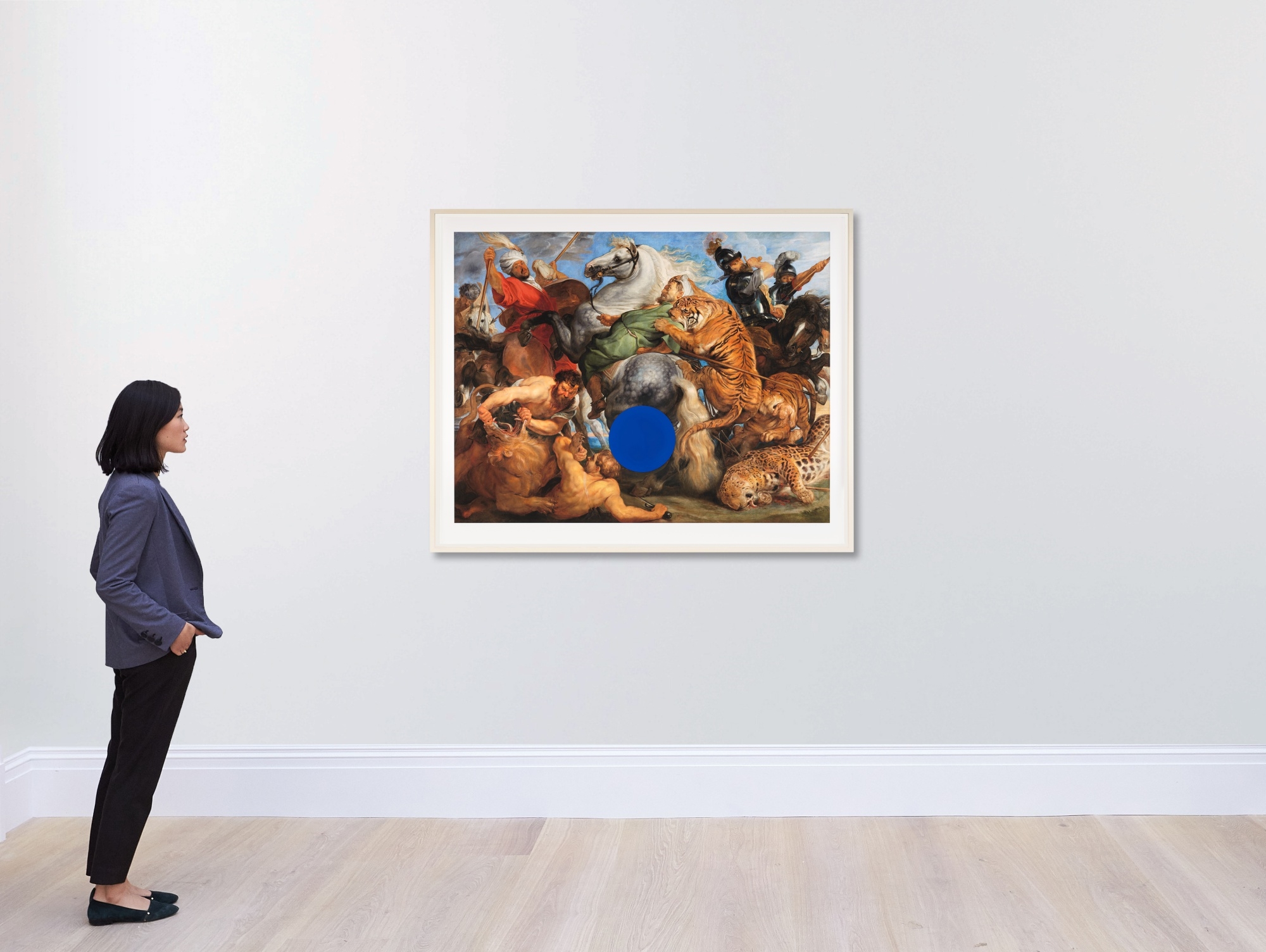 Jeff Koons | Gazing Ball (Rubens Tiger Hunt) (2017) | MutualArt