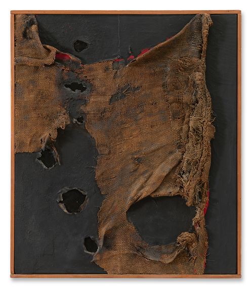 Alberto Burri | Sacco (1955) | MutualArt