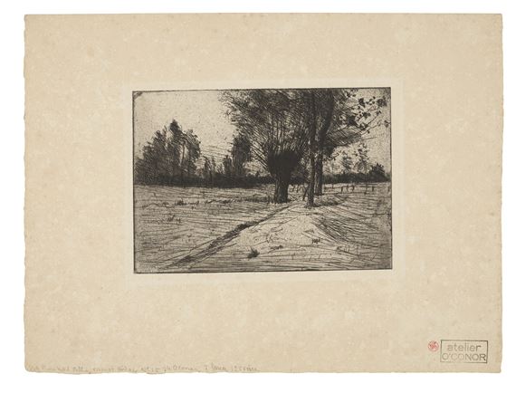 Roderic O'Conor | Paysage avec des arbres (1897 - 1898) | MutualArt