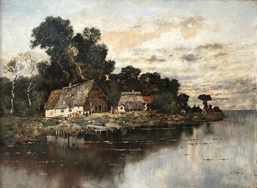 Karl Heffner | Lake landscape | MutualArt