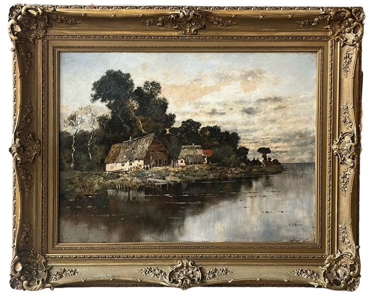 Karl Heffner | Lake landscape | MutualArt