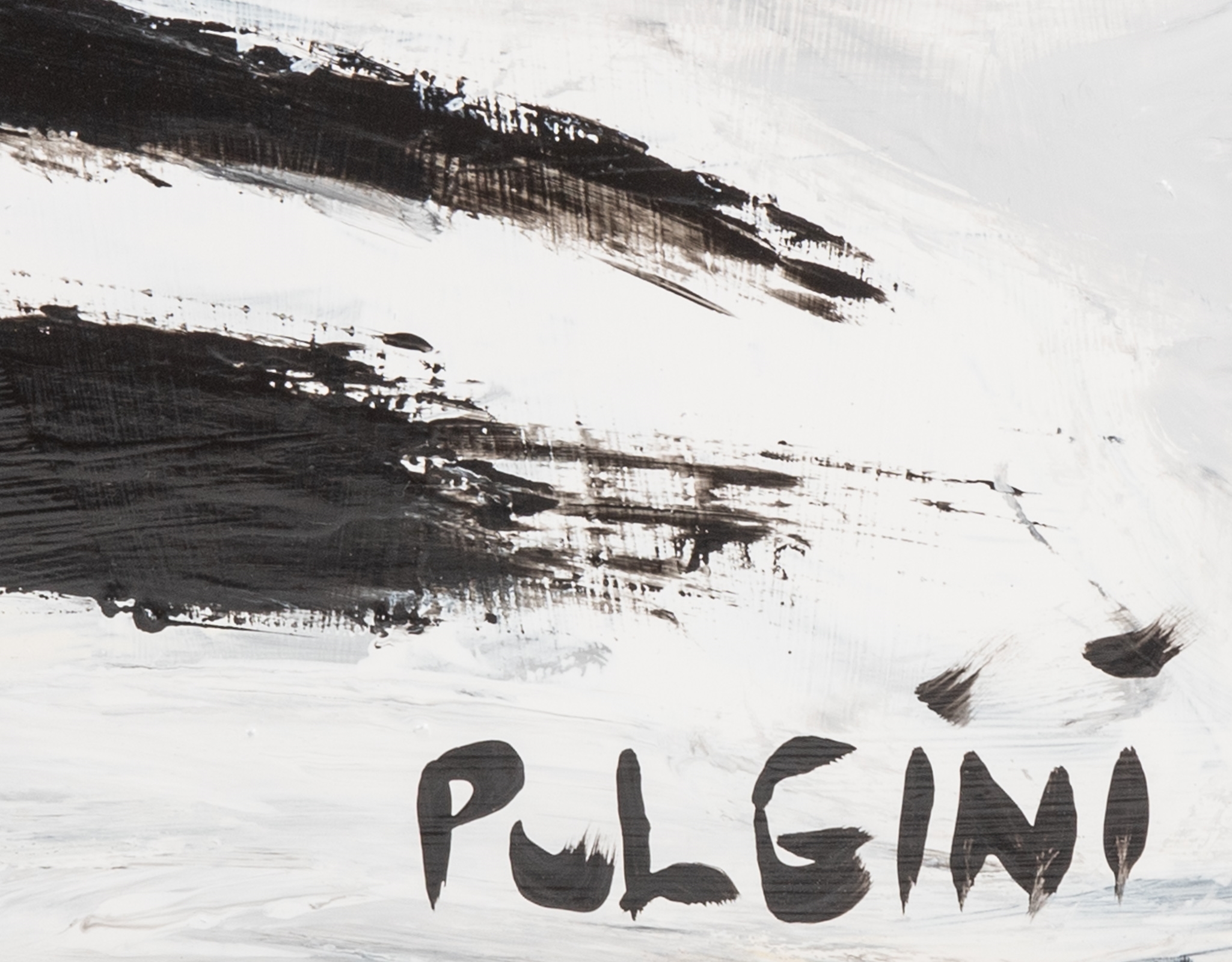 Thomas Pulgini | Black and White Abstract | MutualArt