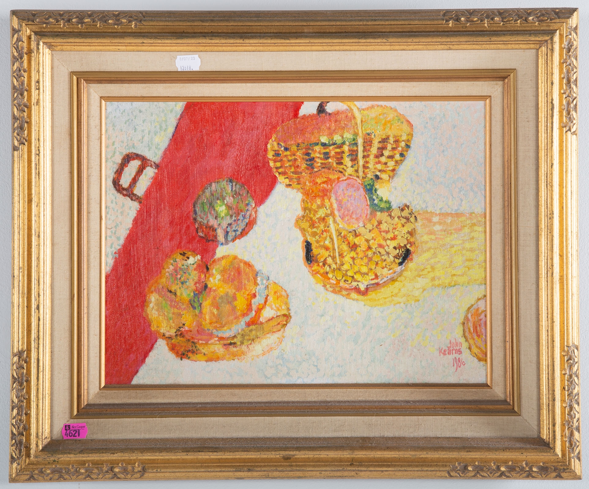 John Kearns | Pointillist Still Life | MutualArt