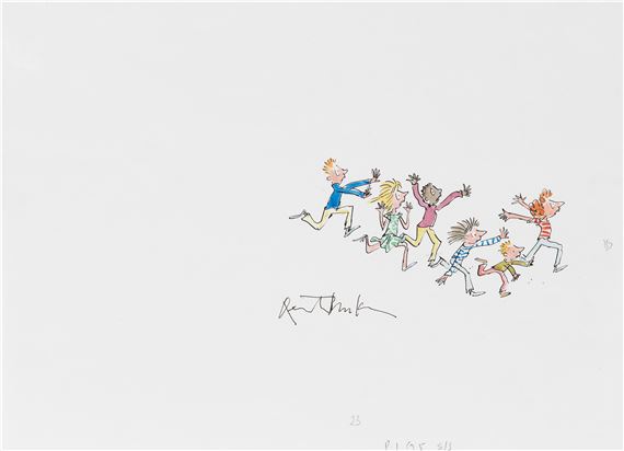 Quentin Blake | Illustration for The Enormous Crocodile from The ...